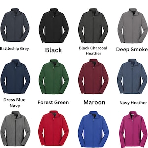 Custom Soft Shell Jacket | Personalized Logo Embroidered Business ...