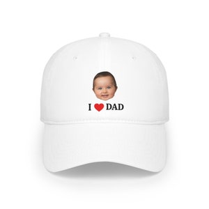 Custom Photo Dad Cap | Personalized Cotton Twill Hat - Etsy