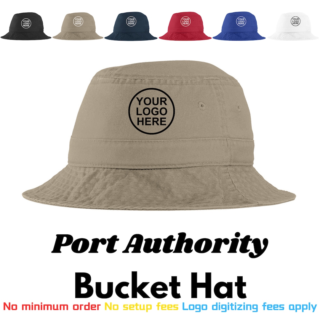 Port Authority® Bucket Hat, Custom Printed Bucket Hat, Custom Printed ...