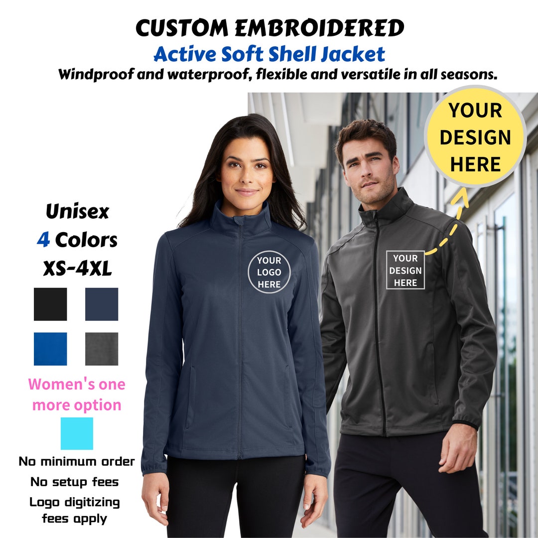 Personalized Custom Port Authority® Active Soft Shell Jacket - Stay ...
