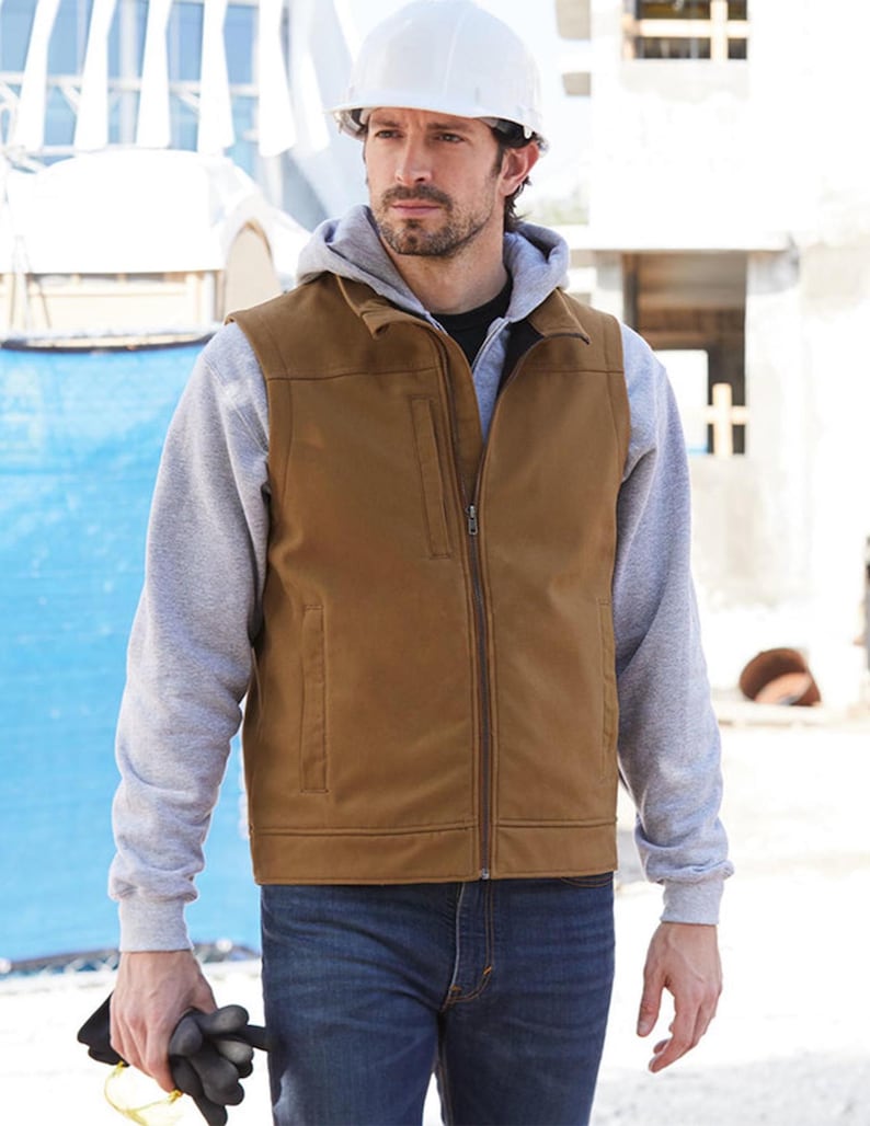 Custom Cornerstone® Duck Bonded Soft Shell Vest | Monogrammed Vest ...
