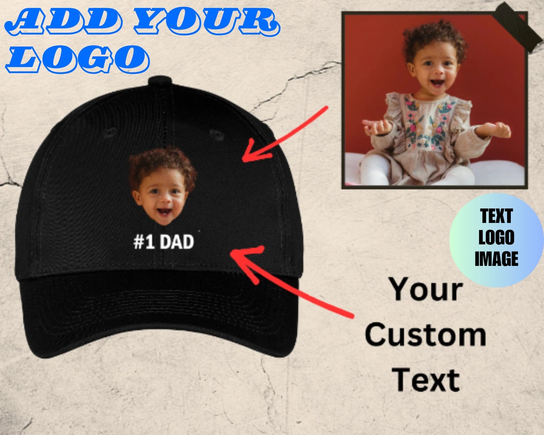 Custom Photo Hats Personalized Face Caps for Mom, Dad - Family Photo ...