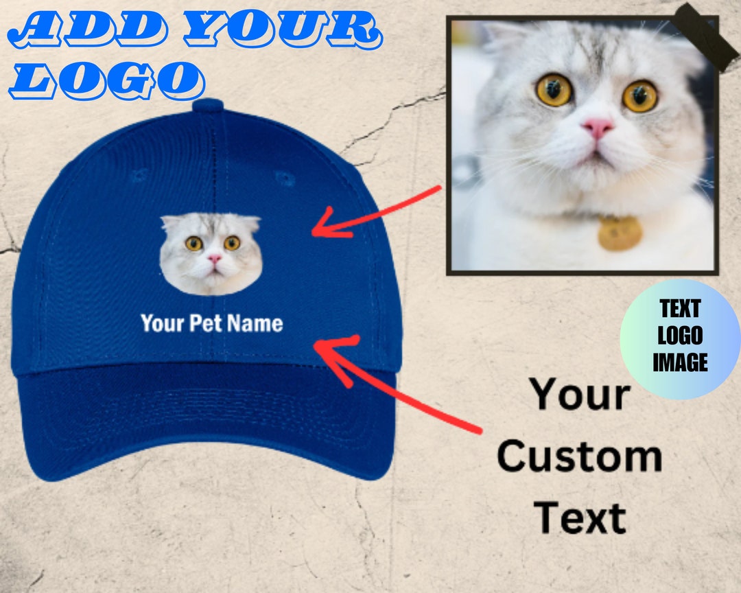 Custom Photo Hats, Personalized Pets Cap, Custom Caps, Personalized ...