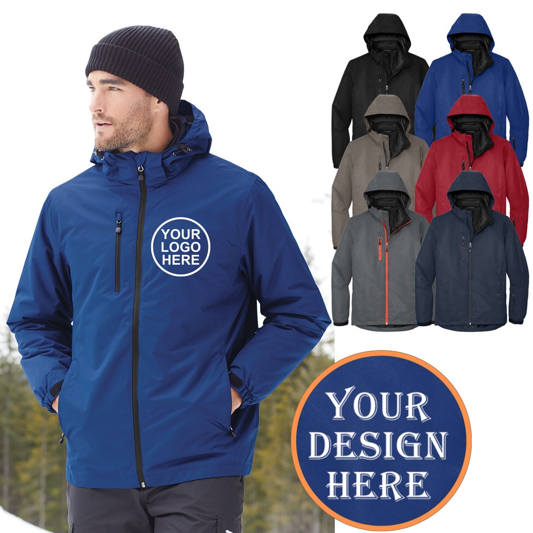Customized Port Authority® Vortex Waterproof 3-in-1 Jacket, Custom ...