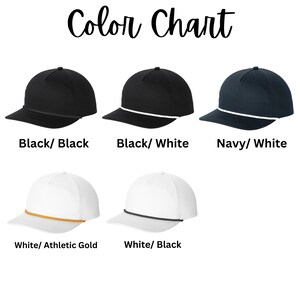 Custom Snapback Five-panel Rope Cap, Personalized Hat, Custom Design ...