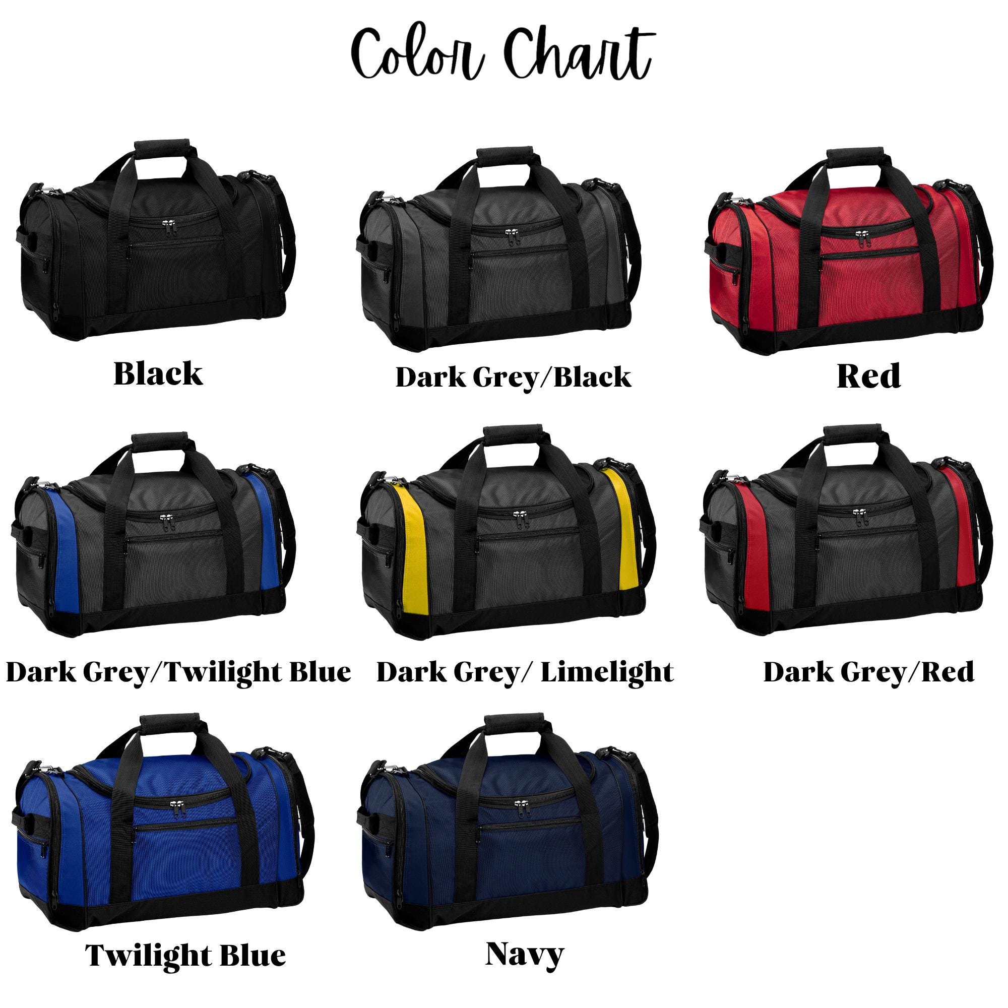 Custom Voyager Sports Duffel Bag - Embroidered Text, Team Logo, Fitness ...