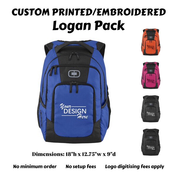 Embroidered Backpack - Etsy