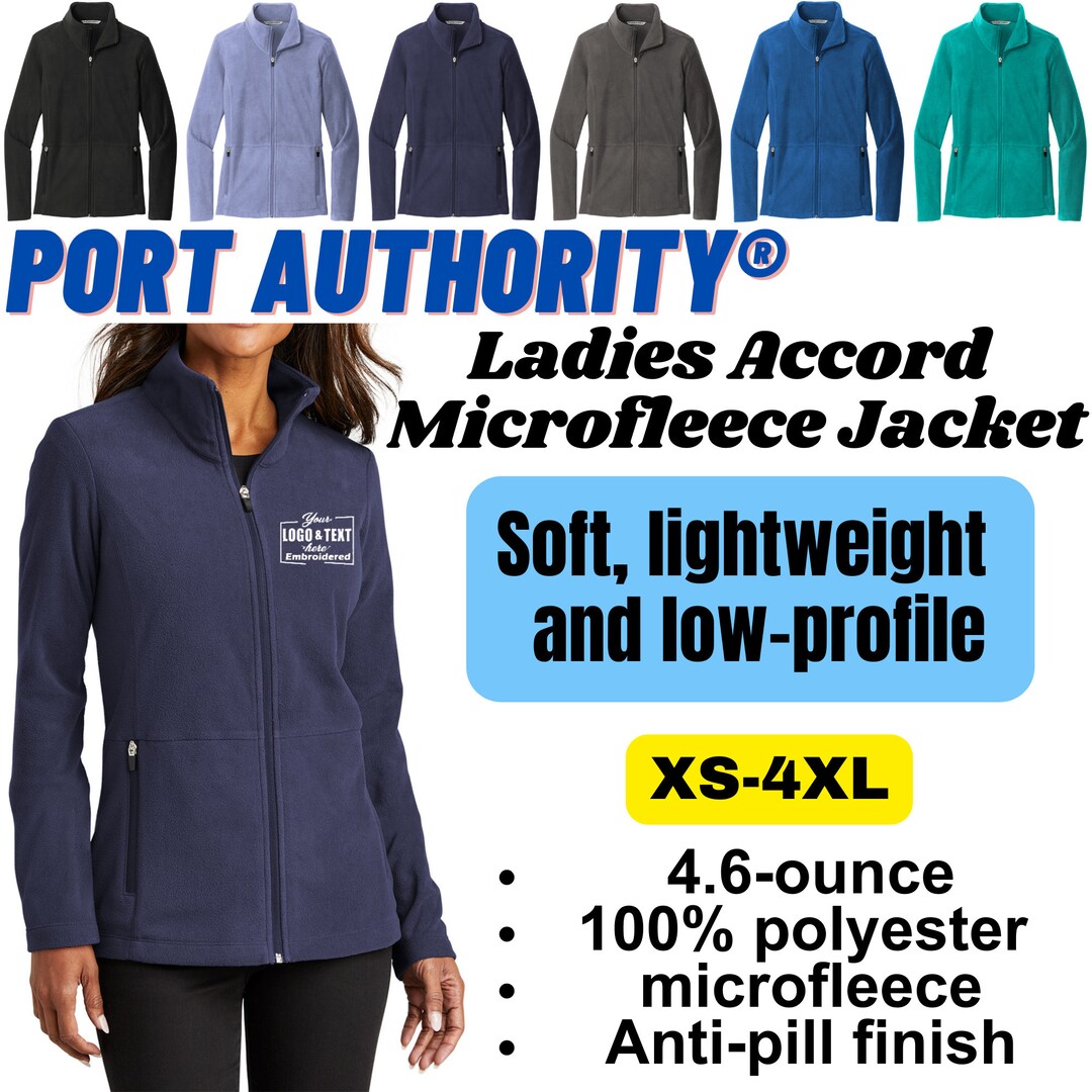Personalized Port Authority® Ladies Accord Microfleece Jacket, Wear ...