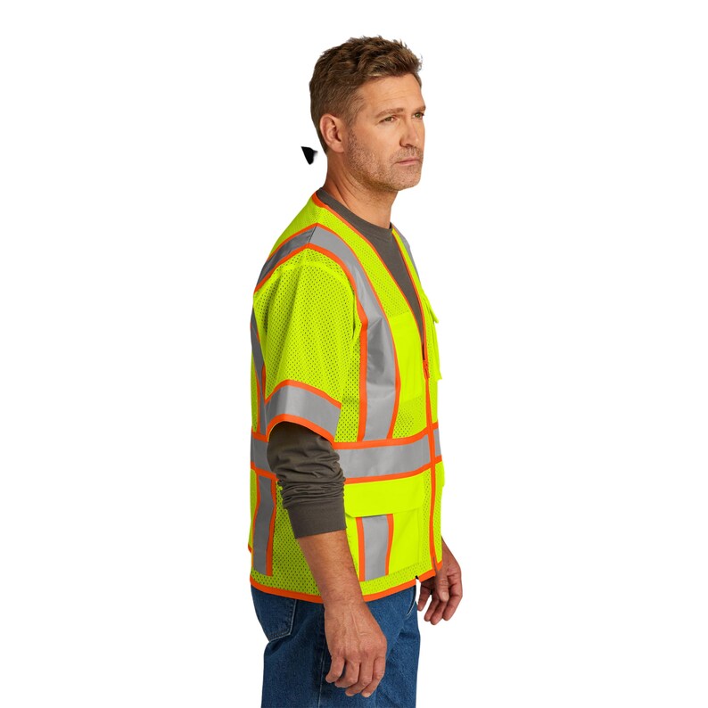 Custom Cornerstone® Vest. Custom Vest, Custom Work Vest, Custom Safety ...