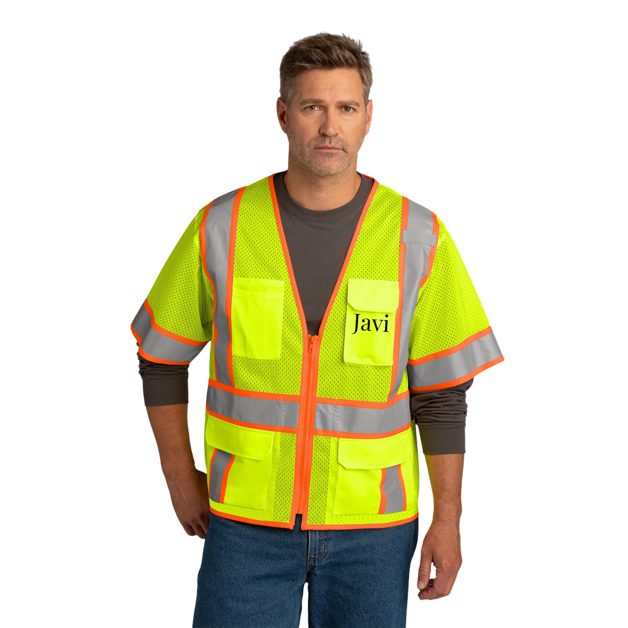 Custom Cornerstone® Vest. Custom Vest, Custom Work Vest, Custom Safety ...