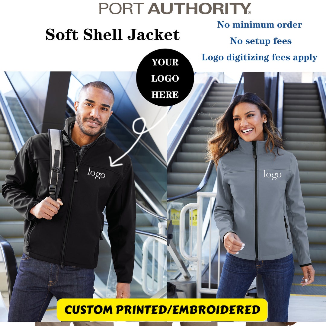 Personalized Port Authority® Glacier® Soft Shell Jacket-customizable ...