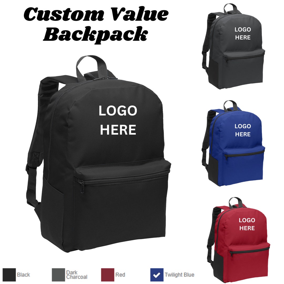 Custom Embroidery Backpackpersonalized With Embroiderycustom Backpack ...