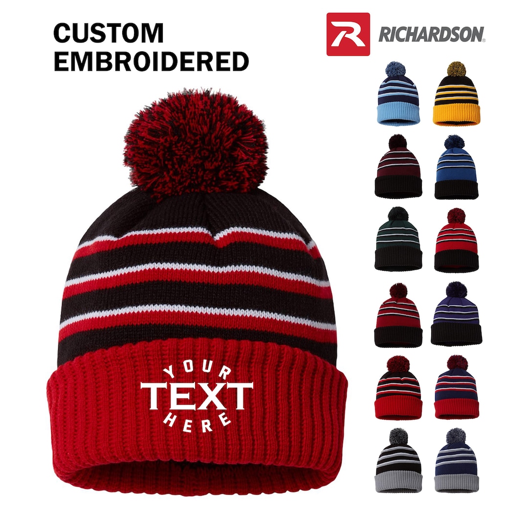 Custom Beanies, Embroidery Beanies, Monogram Beanies, Custom Team Beanie, Personalized Beanie ...