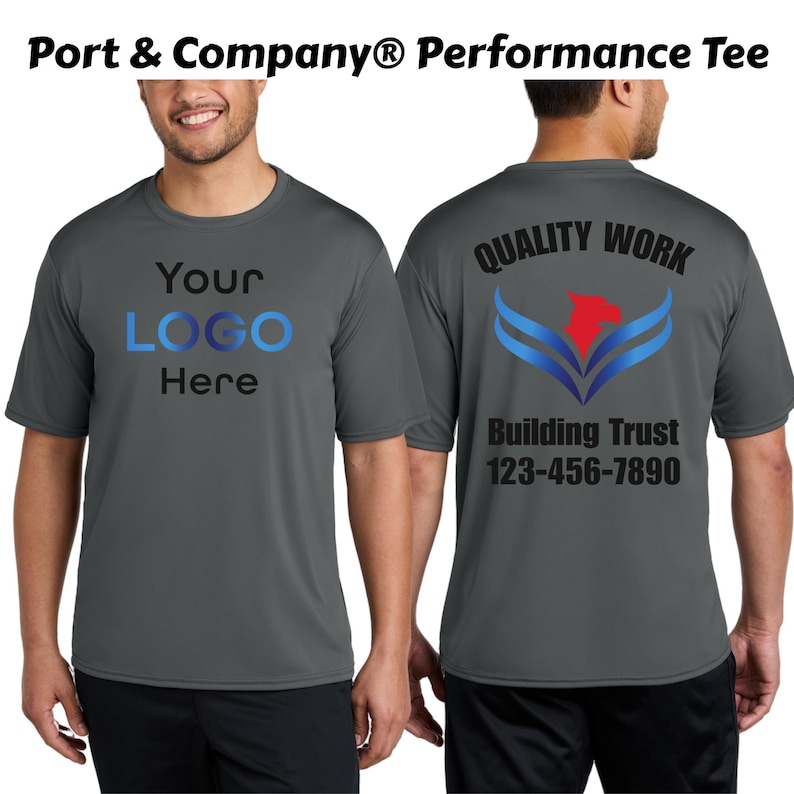 Custom Performance Tee - Personalized Dry Fit Moisture-wicking T-shirt ...
