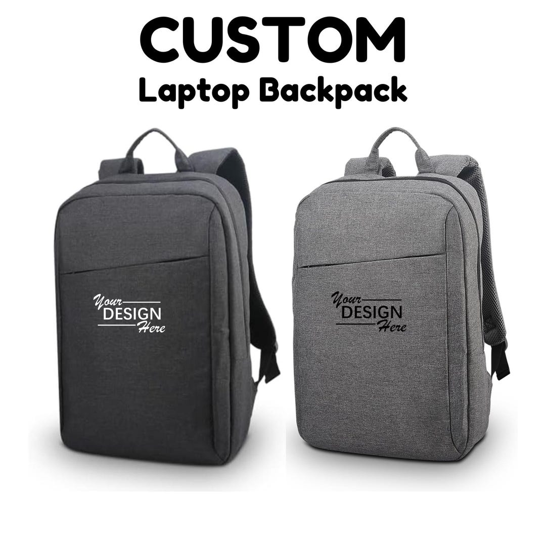 Personalized Backpack, Monogrammed Laptop Backpack, Custom Business ...