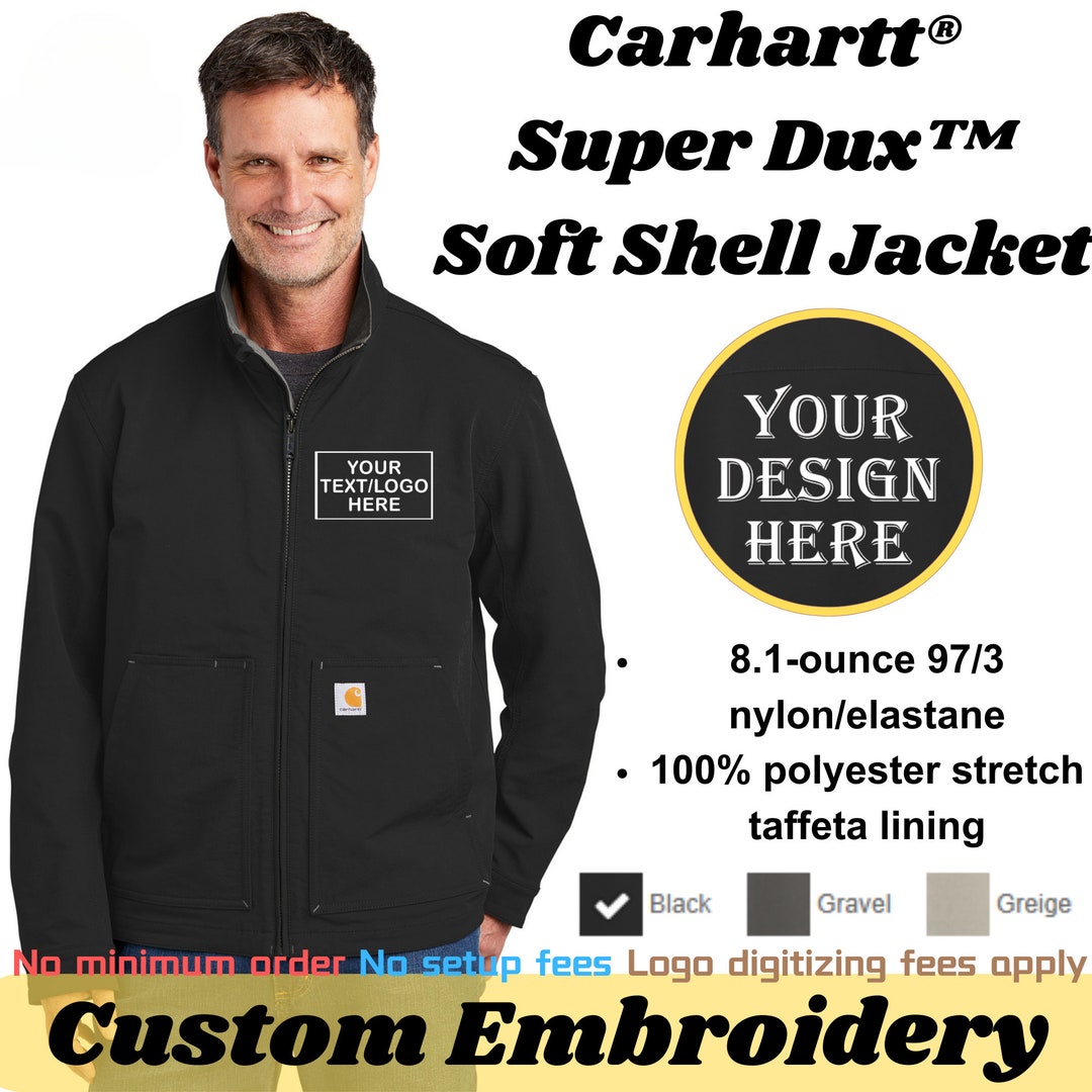 Personalized Carhartt® Super Dux™ Soft Shell Jacket, Custom Embroidery ...