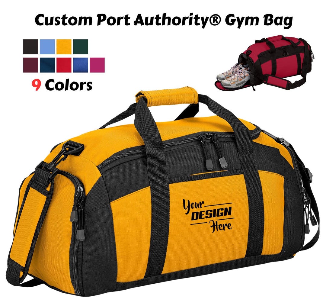 Personalized Gym Bag, Custom Port Authority® Duffel With Embroidered ...