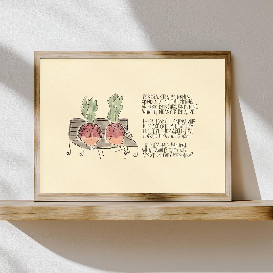 Teresa and Tea the Turnips - Inspirational Art, Funny Art, Encouraging ...