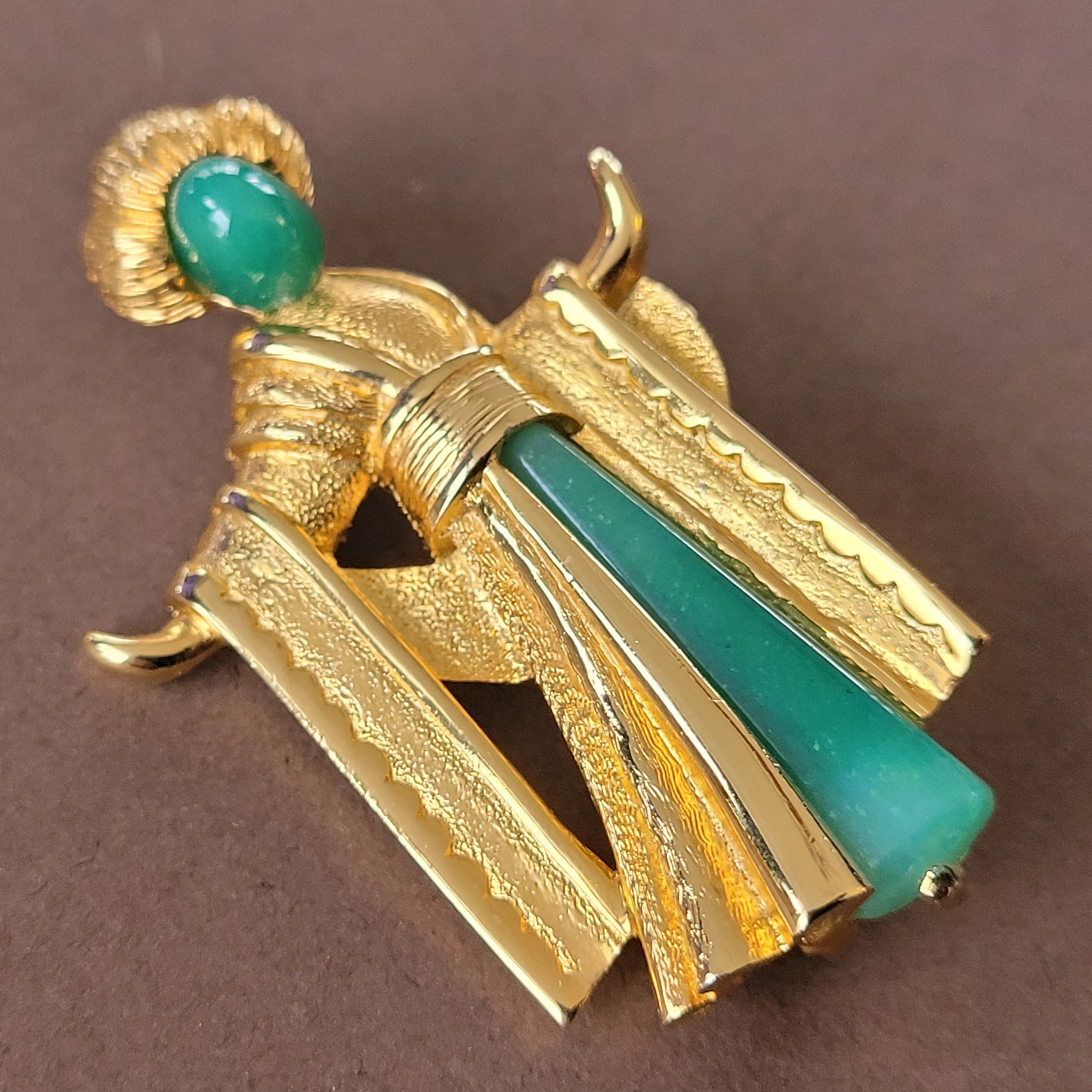 Hattie Carnegie Geisha Brooch, Unsigned. - Etsy