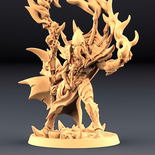 Mind Flayer Illithid Resin Miniature Dnd Miniatures Etsy