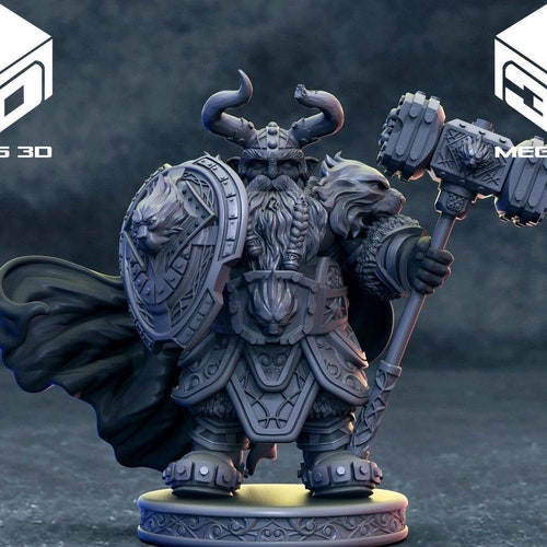 Dwarf Brewer Miniature for Dungeons & Dragons Tabletop RPG - Etsy