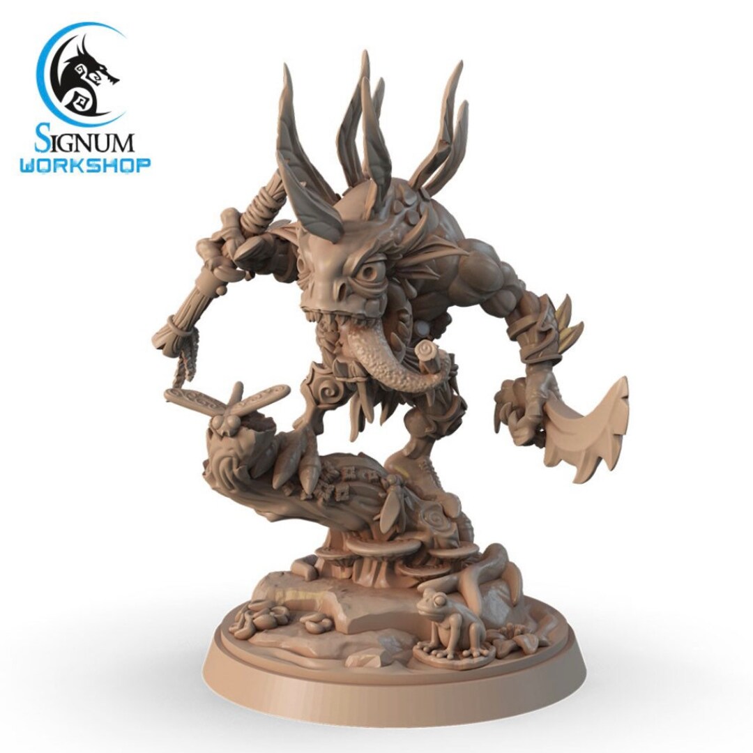 Hoko-hoko Underwater Hunter Sahuagin Fish Murloc Signum Worshop Resin ...