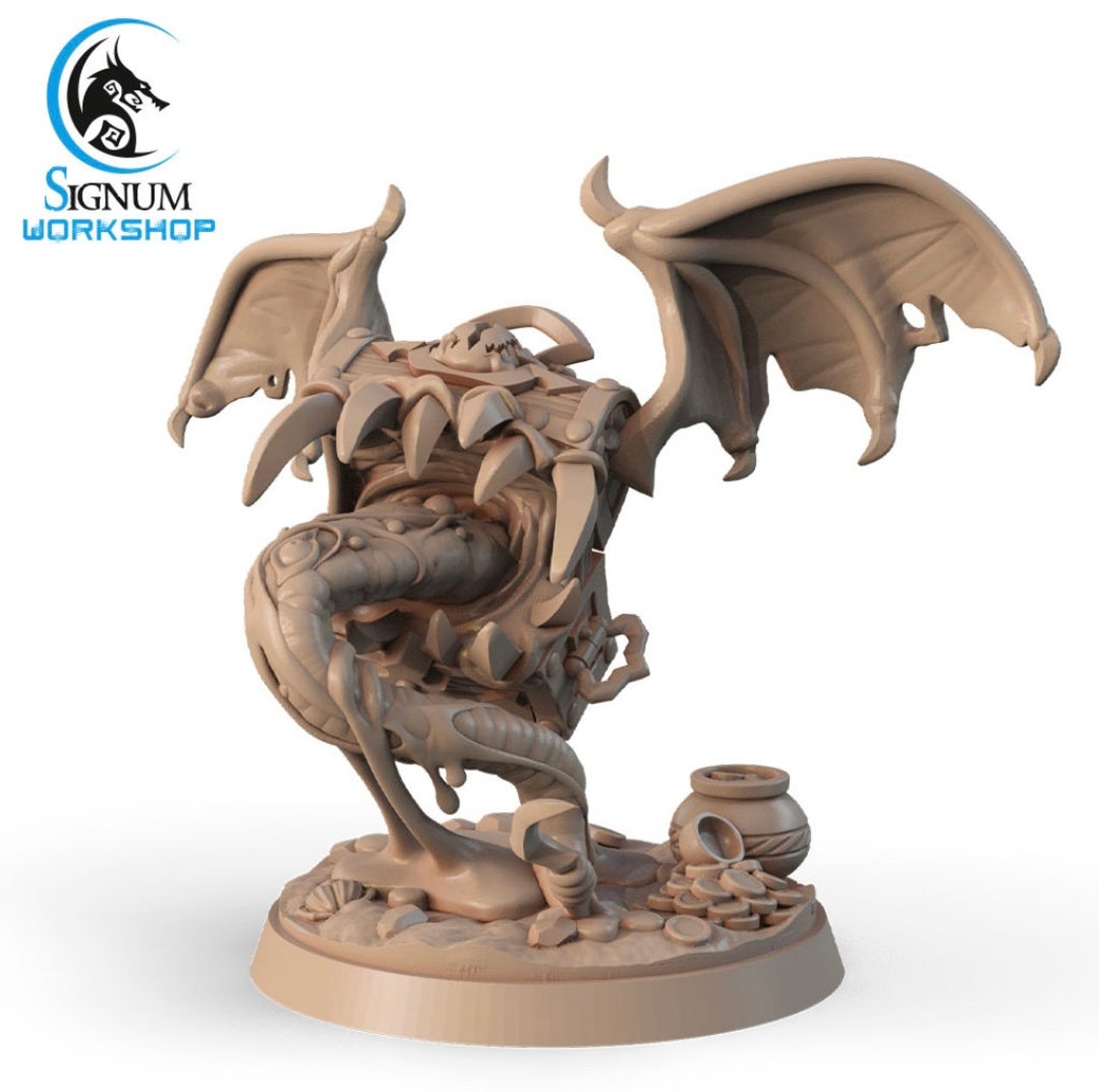 Angry Flying Chest Mimic Signum Workshop Dungeons and Dragons, D&D ...