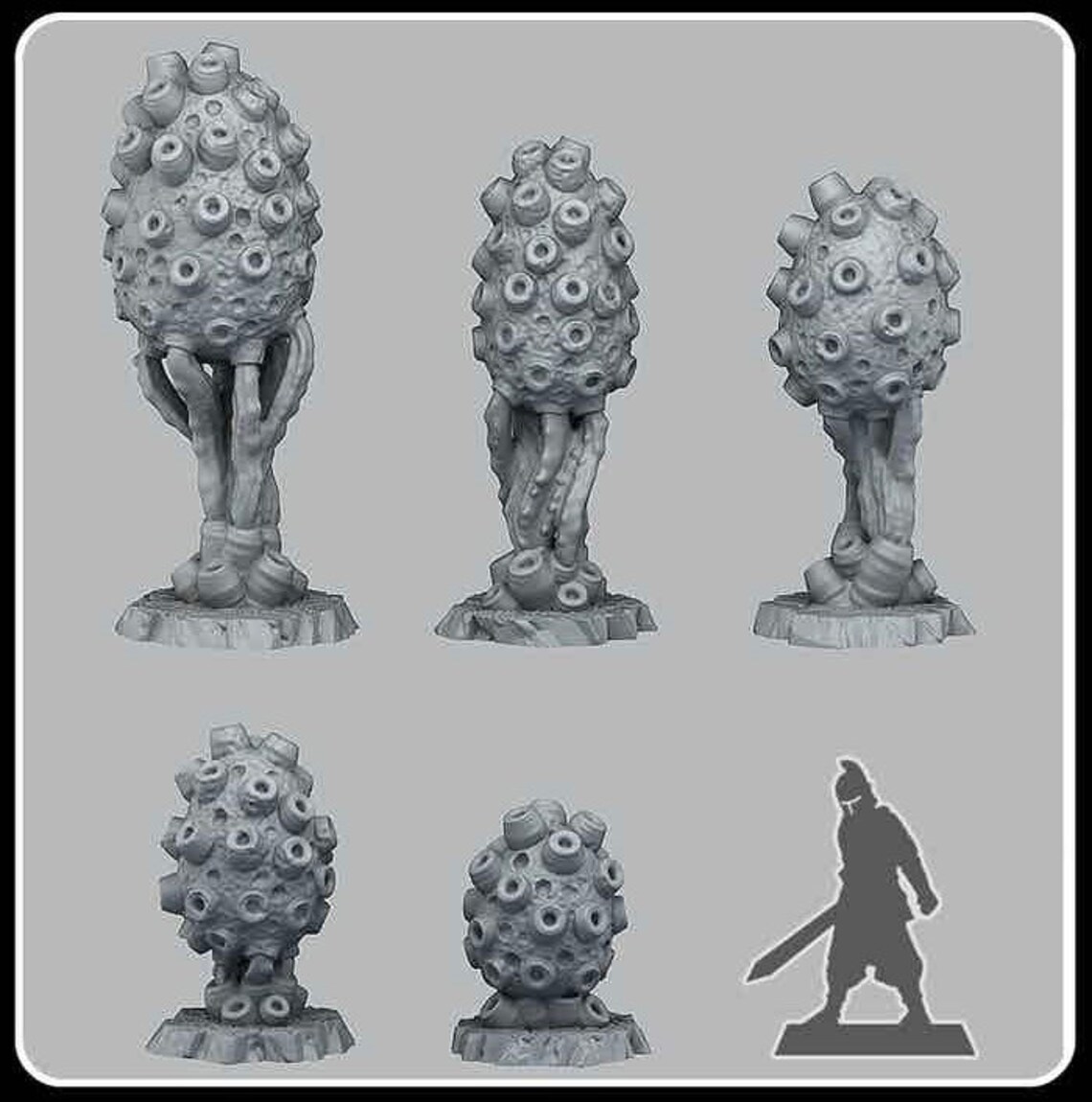 Poisonous Sponge Set Unpainted Resin Miniature DnD | Etsy