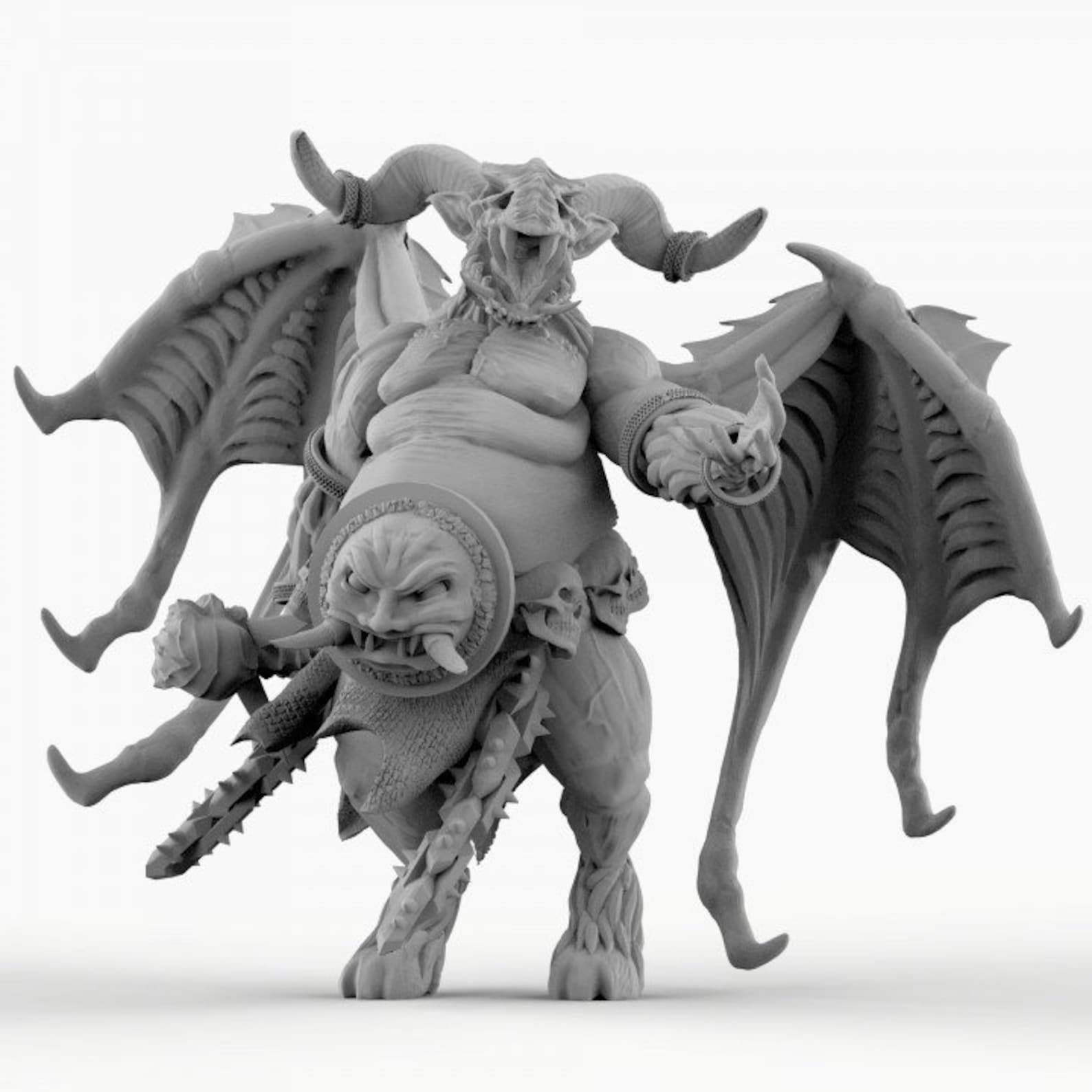 Orcus large Resin Miniature Dnd Miniatures Dungeons & - Etsy