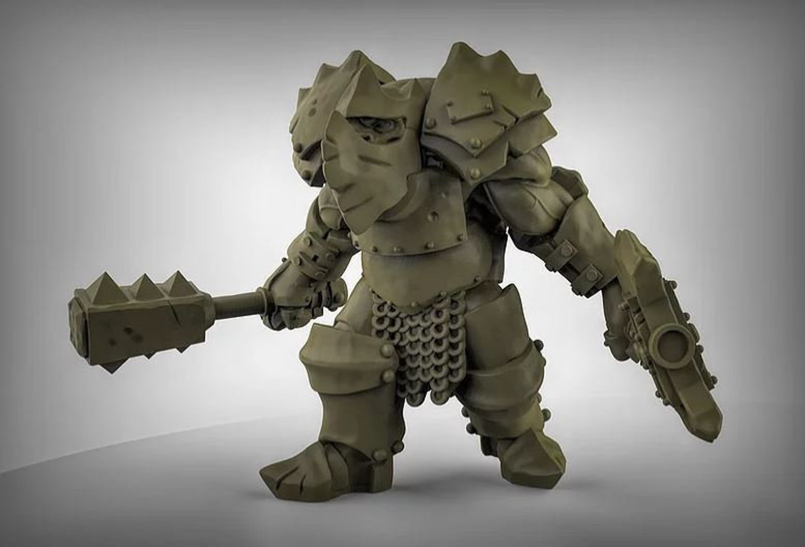 Orcs Heavy Armored Resin Miniature DnD Miniatures | Etsy