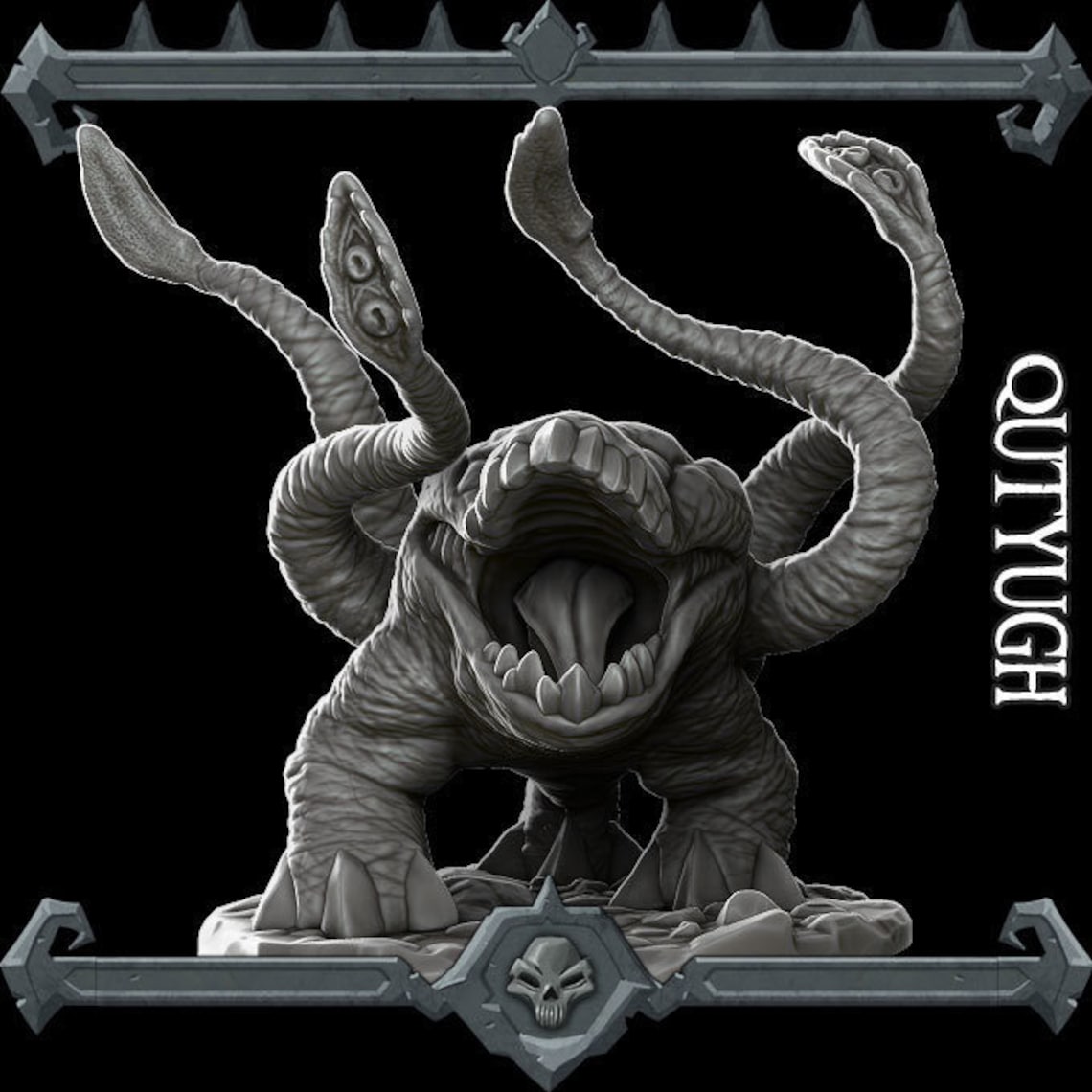 Otyugh Resin Miniature D&D Dungeons and Dragons or - Etsy