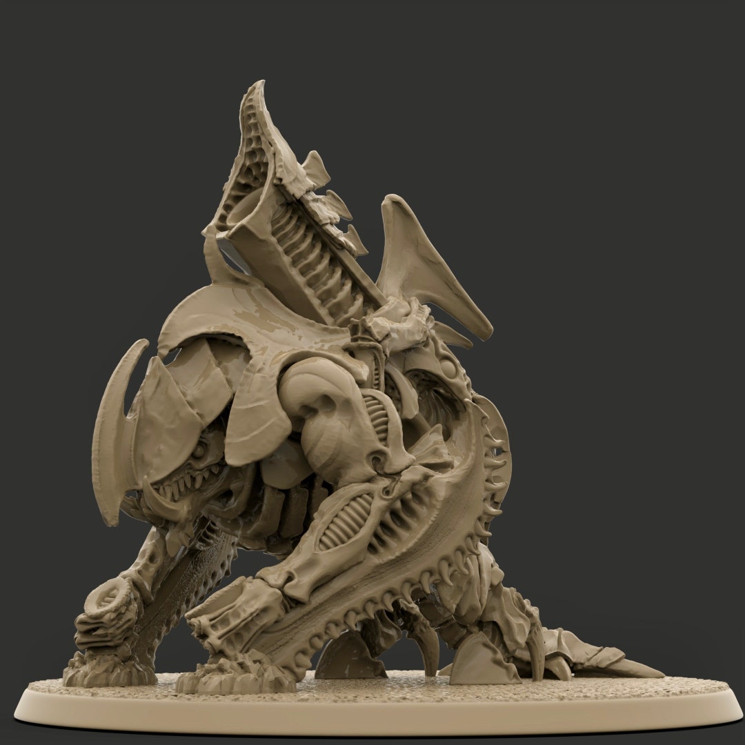 Bug Cannon Artillery 80mm Base Modular Sci-fi, Future Starcraft Zerg ...