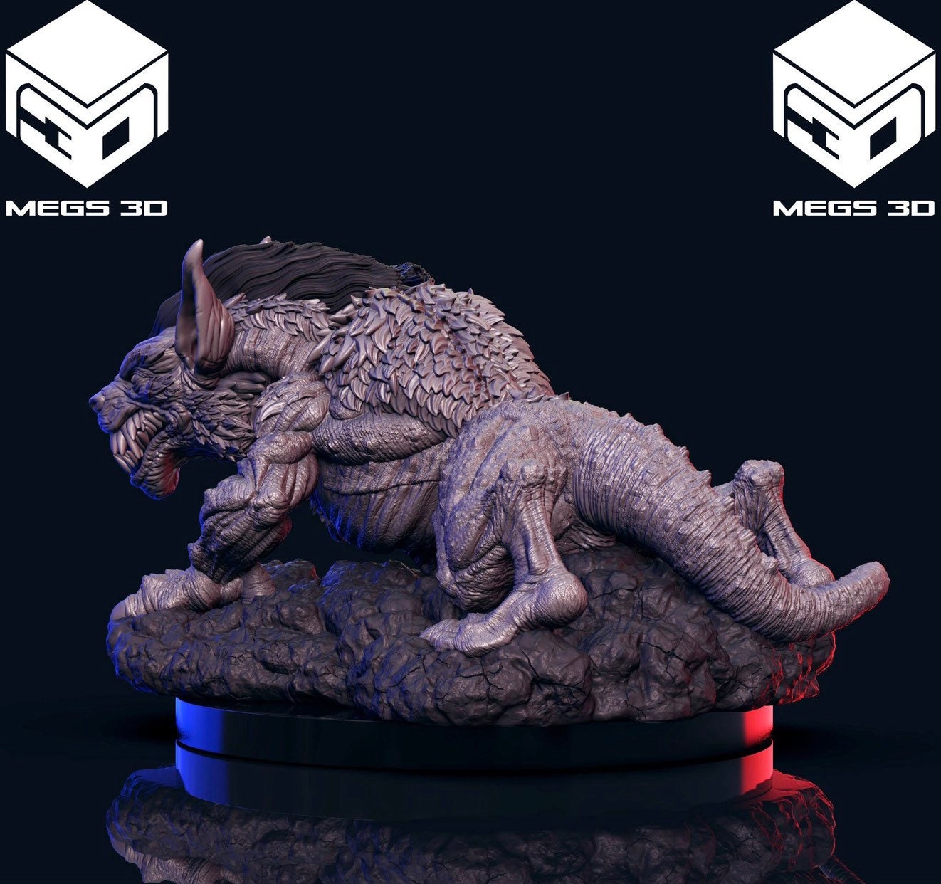 Cerberus Two Heads Resin Miniature Dnd Miniatures - Etsy