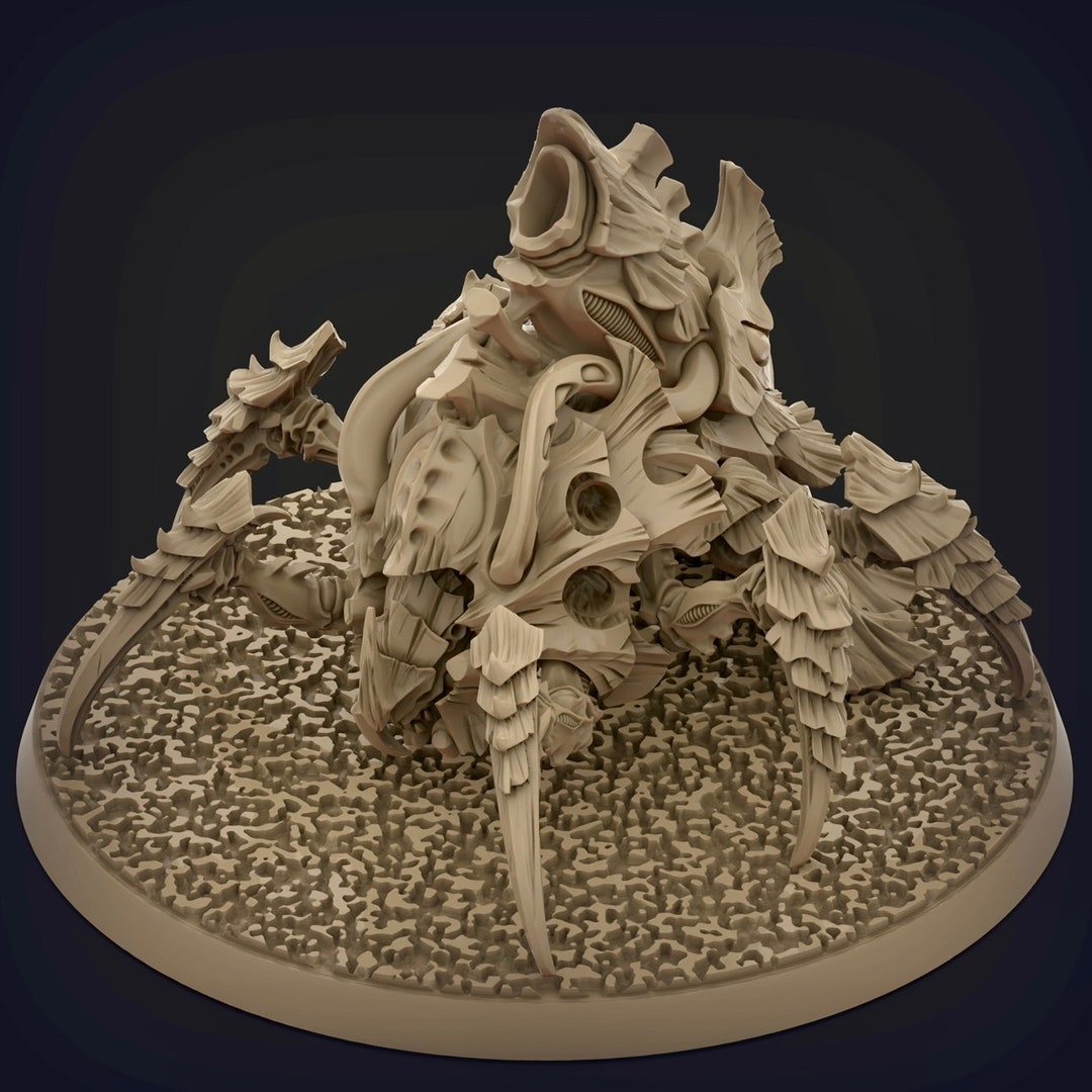Bug Mortar 80mm Base Starcraft Dnd RPG Hero, Biovore Pyrovore Warhammer ...