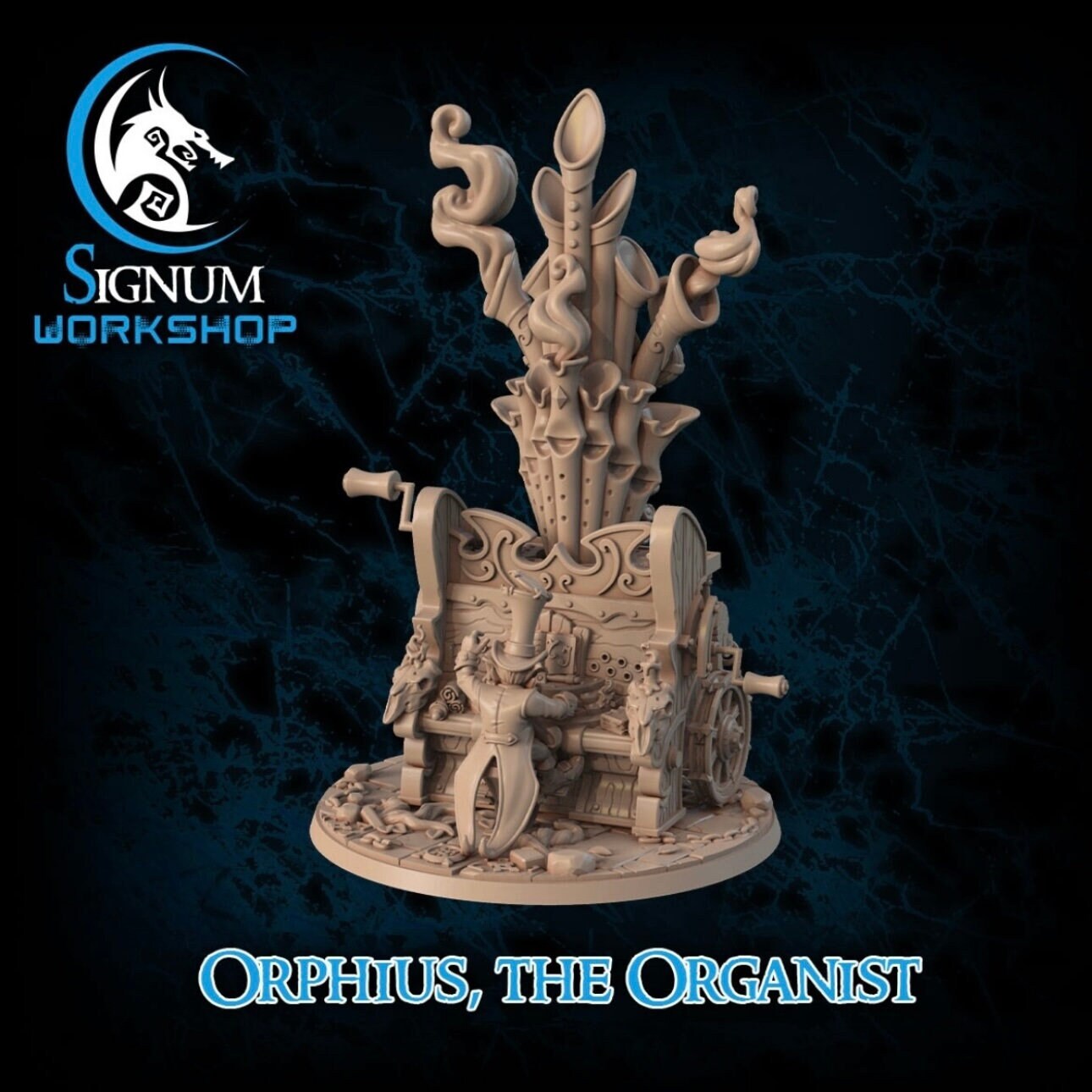Orphius the Organist Signum Worshop, Artist Music Musician Gnome ...