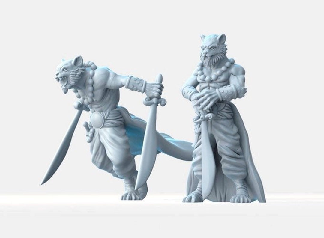 Rakshasa Dungeons and Dragons, D&D Miniature, Gaming Model, Gifts for ...