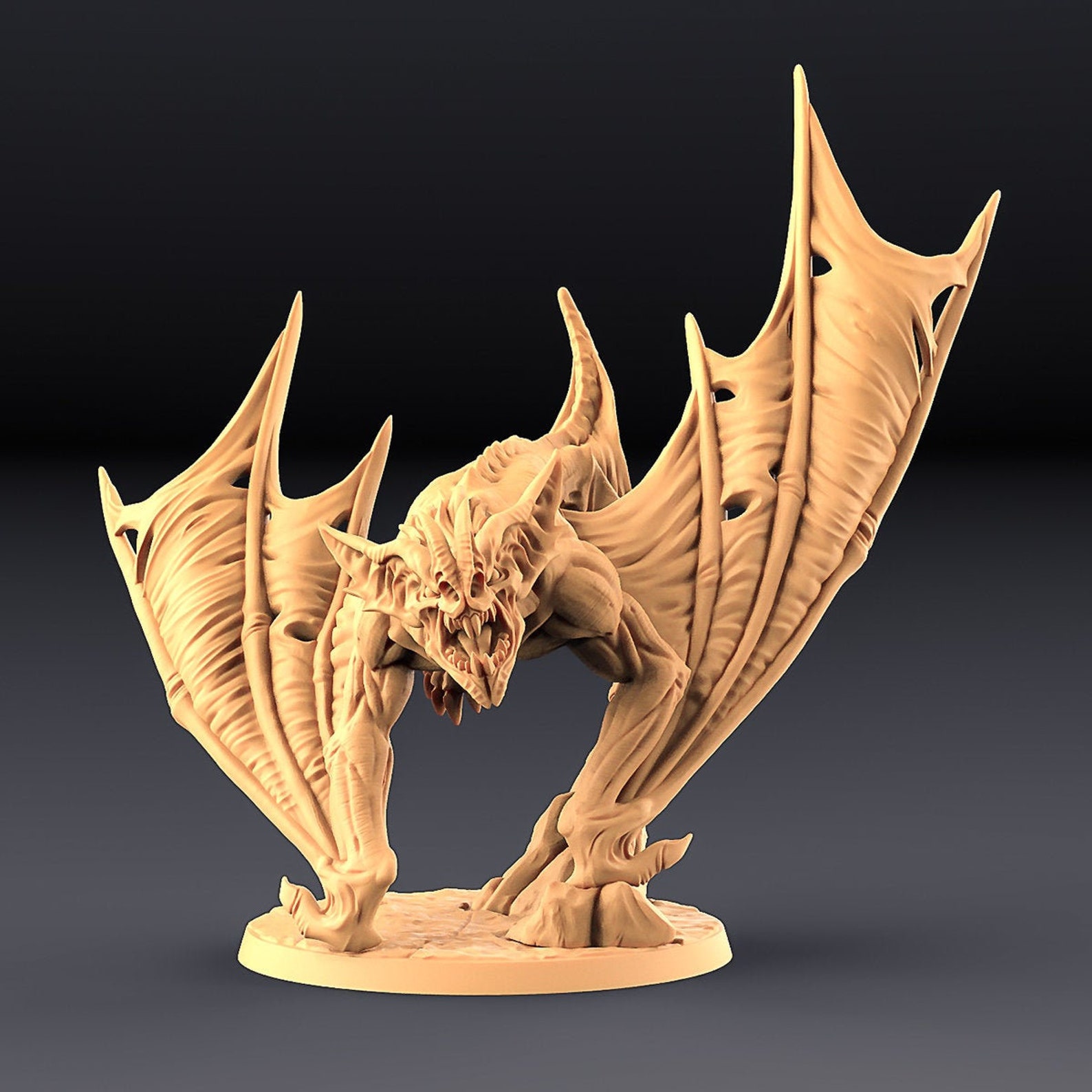 Dire Bat Resin Miniature Dnd Miniatures Dungeons & - Etsy