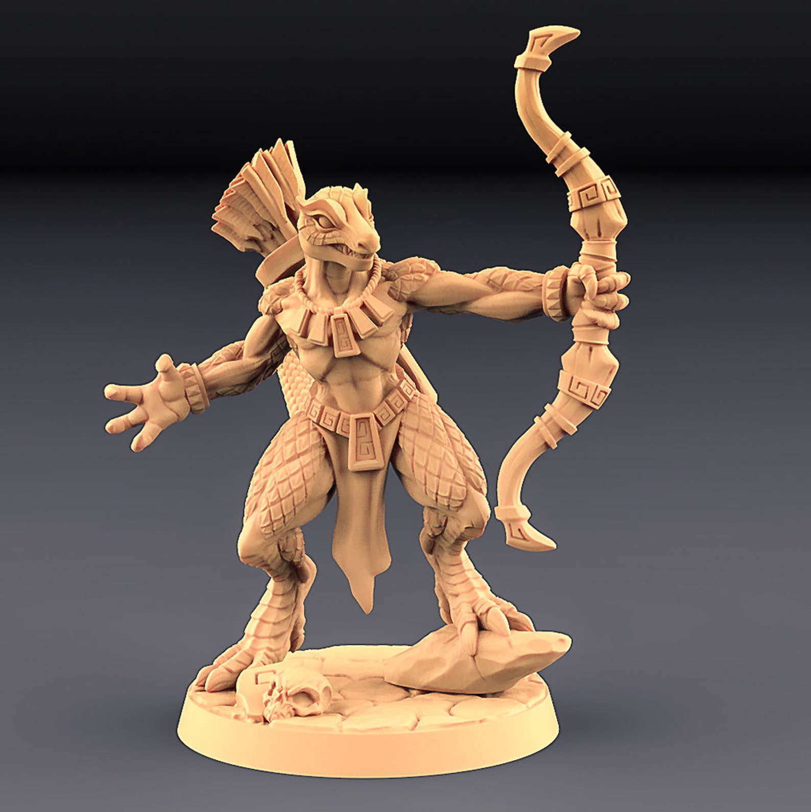 Lizardmen Resin Miniature Dnd Miniatures Dungeons & | Etsy