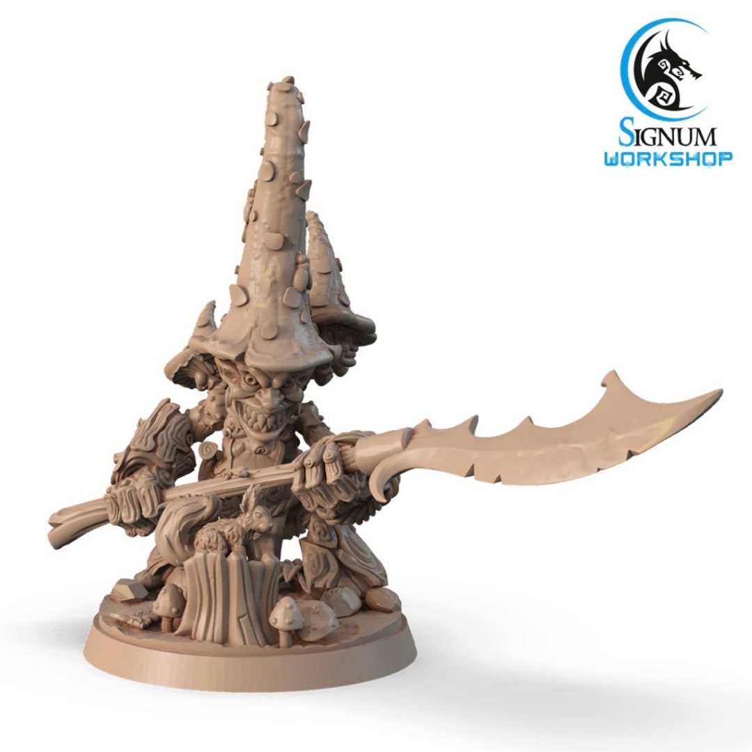 Myconid With Spear Signum Worshop, Dnd Miniature Model Mini, D&D ...