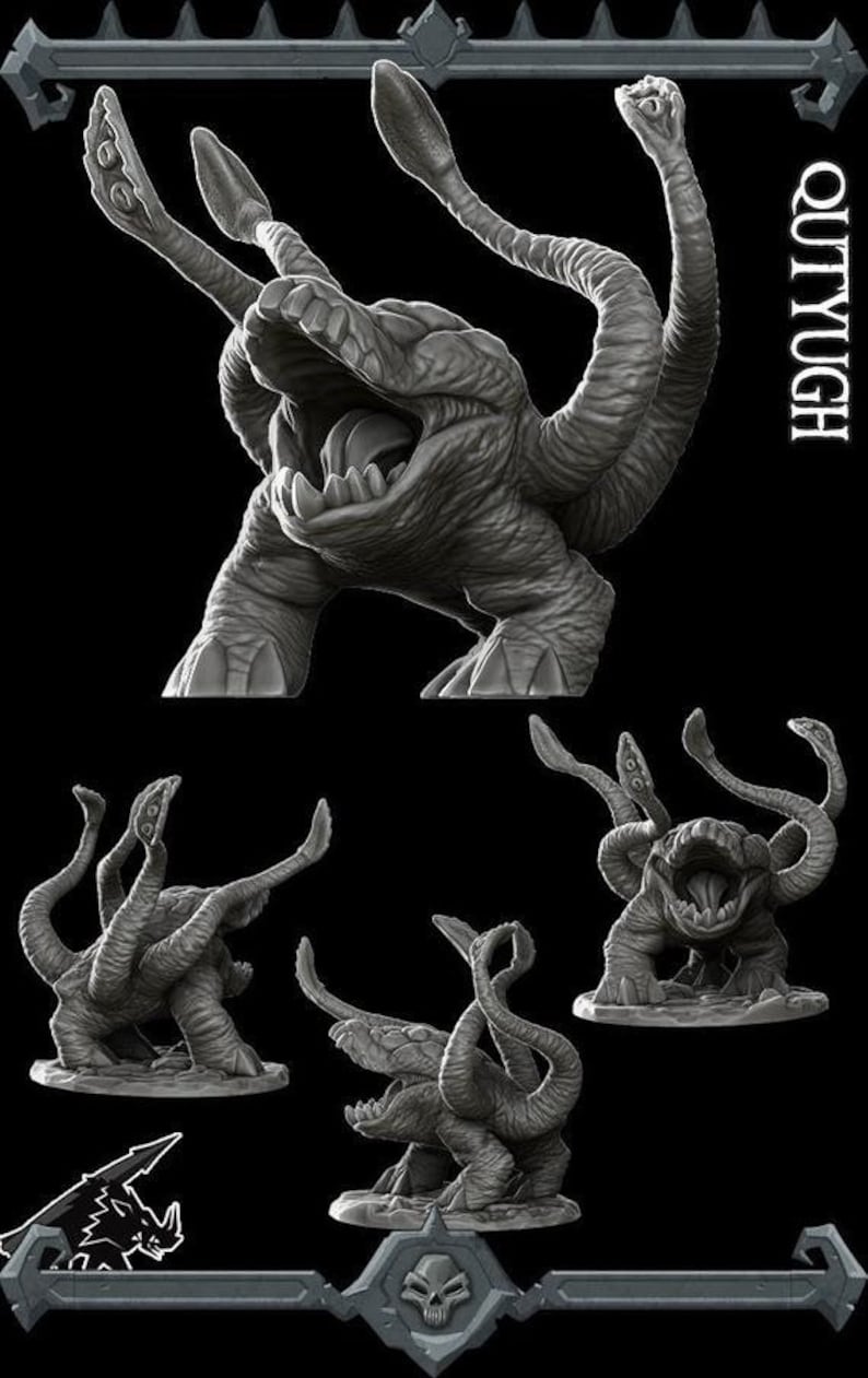 Otyugh Resin Miniature D&D Dungeons and Dragons or - Etsy