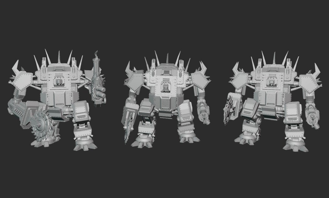 Automaton Hulk Scorchers Helldivers 2, Modular Sci-fi Troops, RPG ...