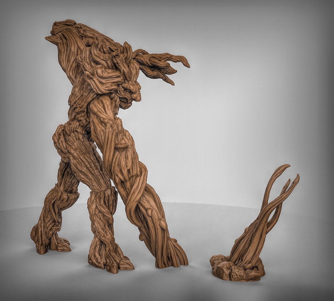 Treant Resin Miniature Dnd Miniatures Dungeons & Dragons - Etsy