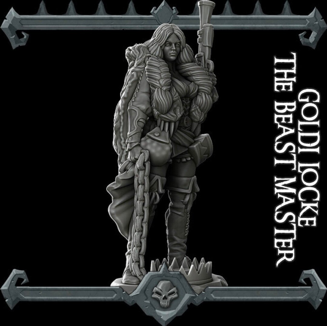 Goldi Locke the Beastmaster Resin Miniature Dnd - Etsy