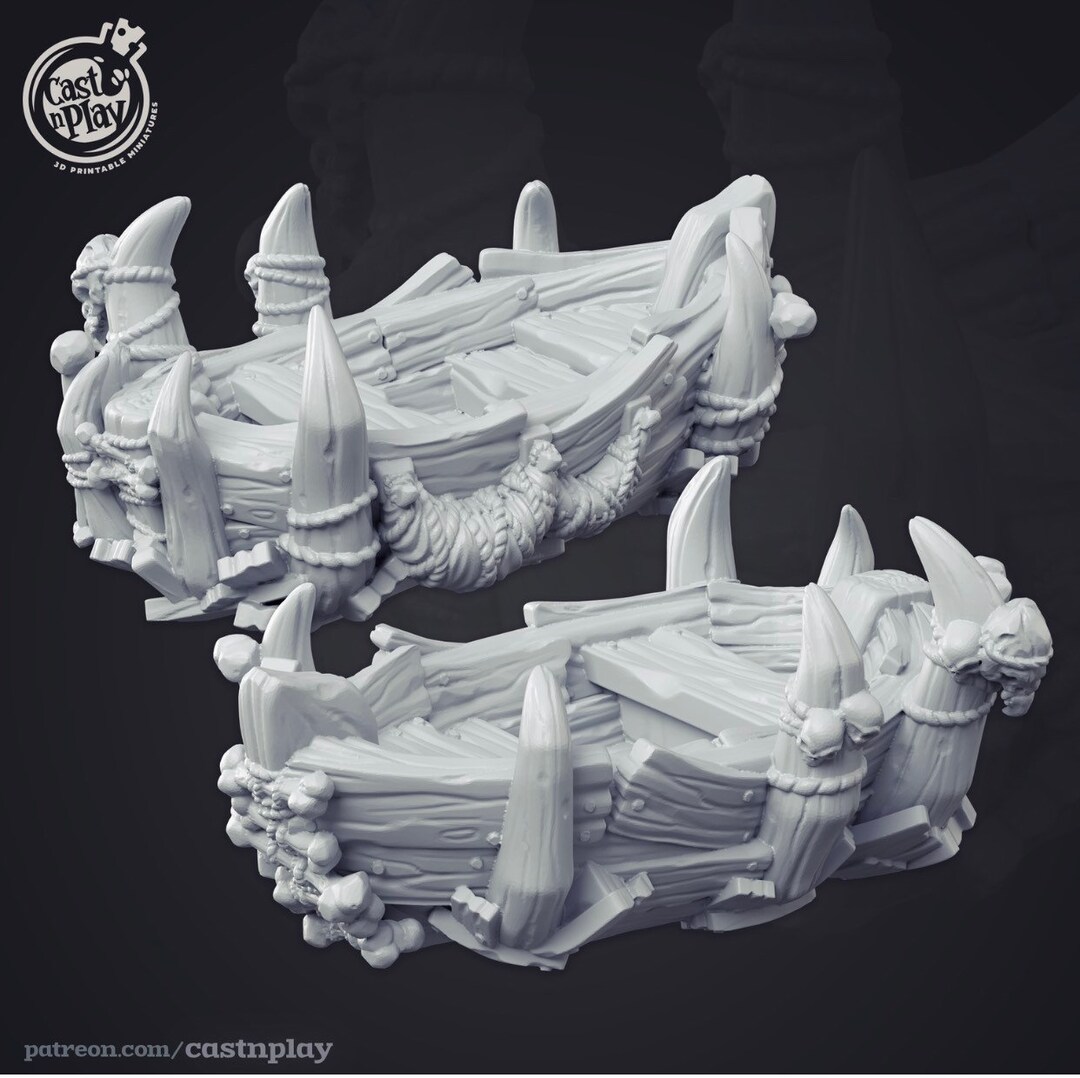 Pirate Escape Boat Resin Miniature Dnd Miniatures - Etsy