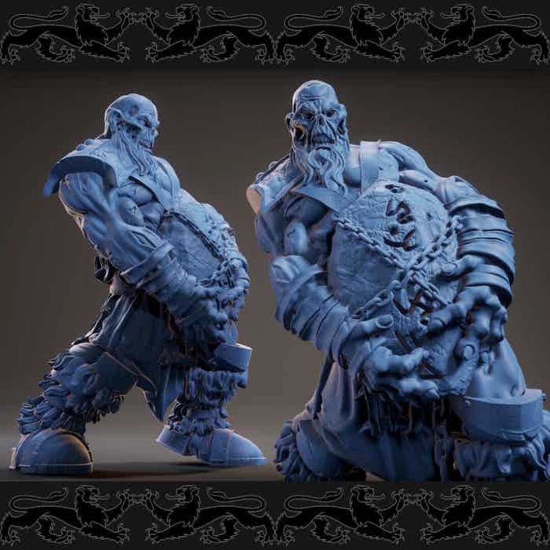 Zombie Giant 72mm Resin Miniature Dnd Miniatures Dungeons & Dragons ...