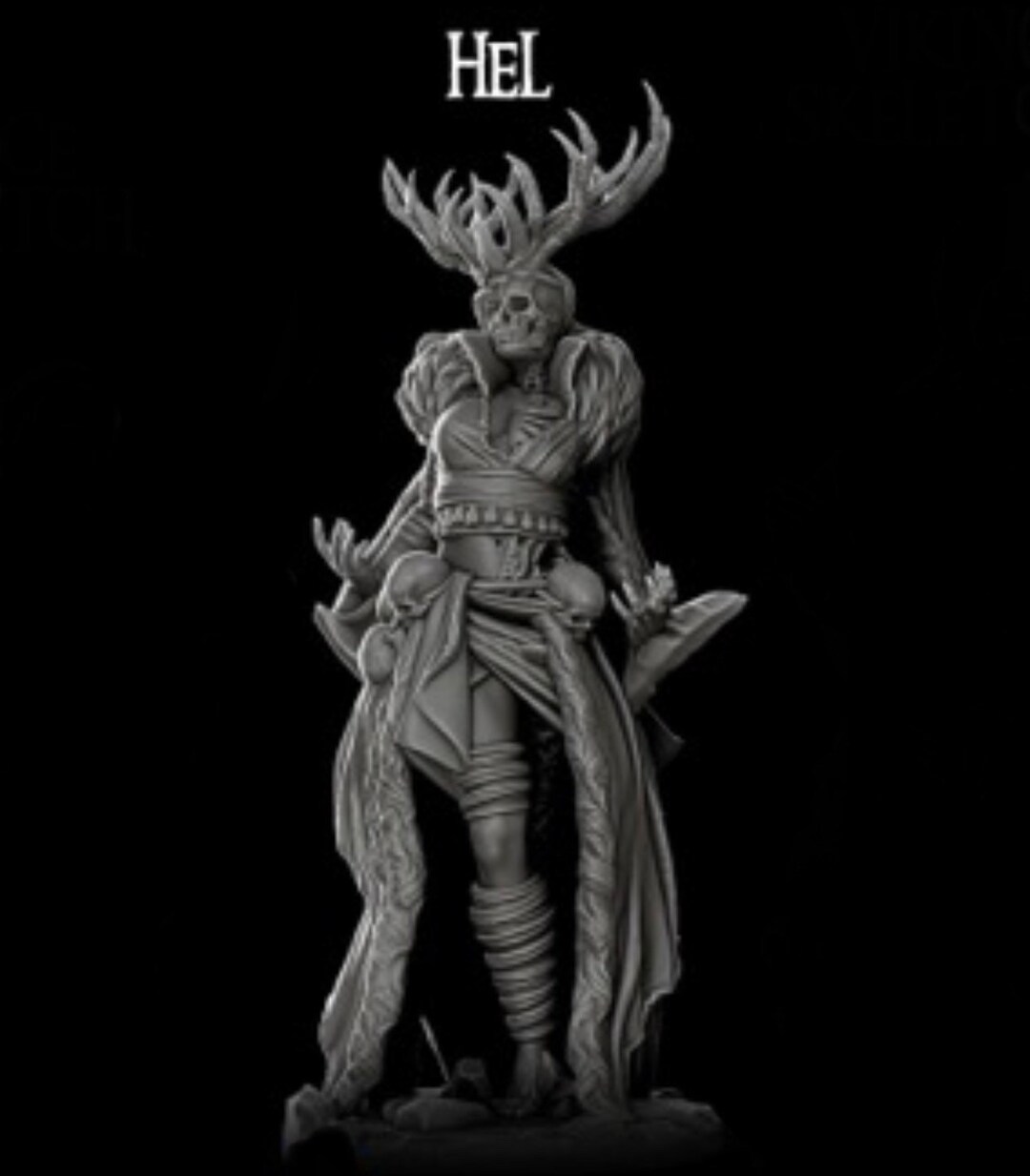 Hel 32mm Resin Miniature Dnd Miniatures Dungeons & - Etsy