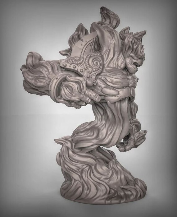 Toys & Games Role Playing Miniatures 5e Fire Elemental for Dungeons and ...