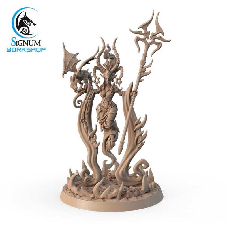 Lanadis, Princess of the Abyss Tiefling Signum Worshop Resin Miniature ...
