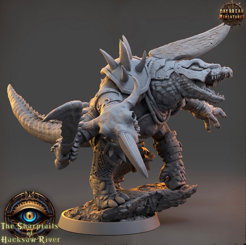 Bloody Gundar the Sharptails of Hacksaw River Pathfinder Resin ...