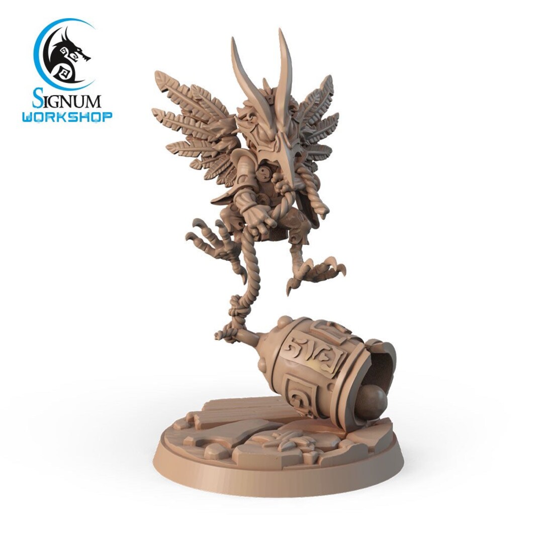 Sengo Tengu, Raven Graveyard Keeper Dungeons and Dragons, D&D Miniature ...